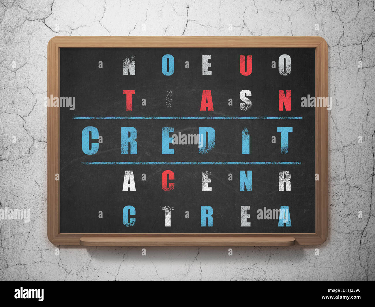 Finance concept: Credit in Crossword Puzzle Stock Photo - Alamy