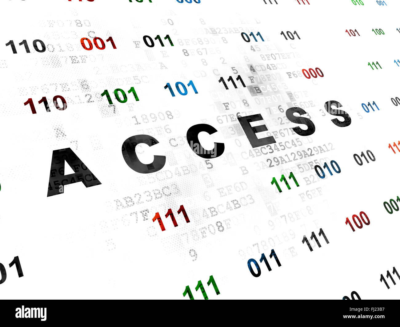 Privacy concept: Access on Digital background Stock Photo - Alamy