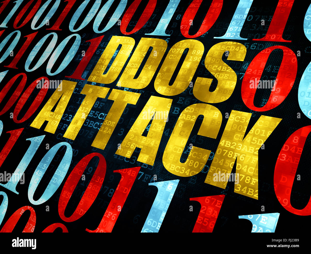 Security concept: DDOS Attack on Digital background Stock Photo - Alamy