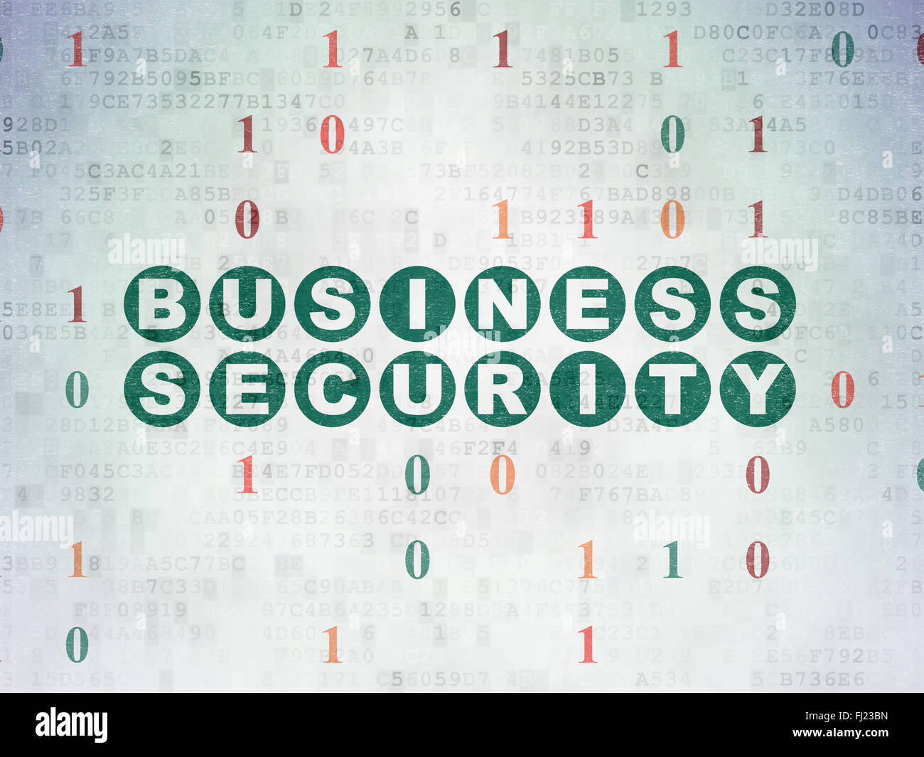 Privacy concept: Business Security on Digital Paper background Stock ...