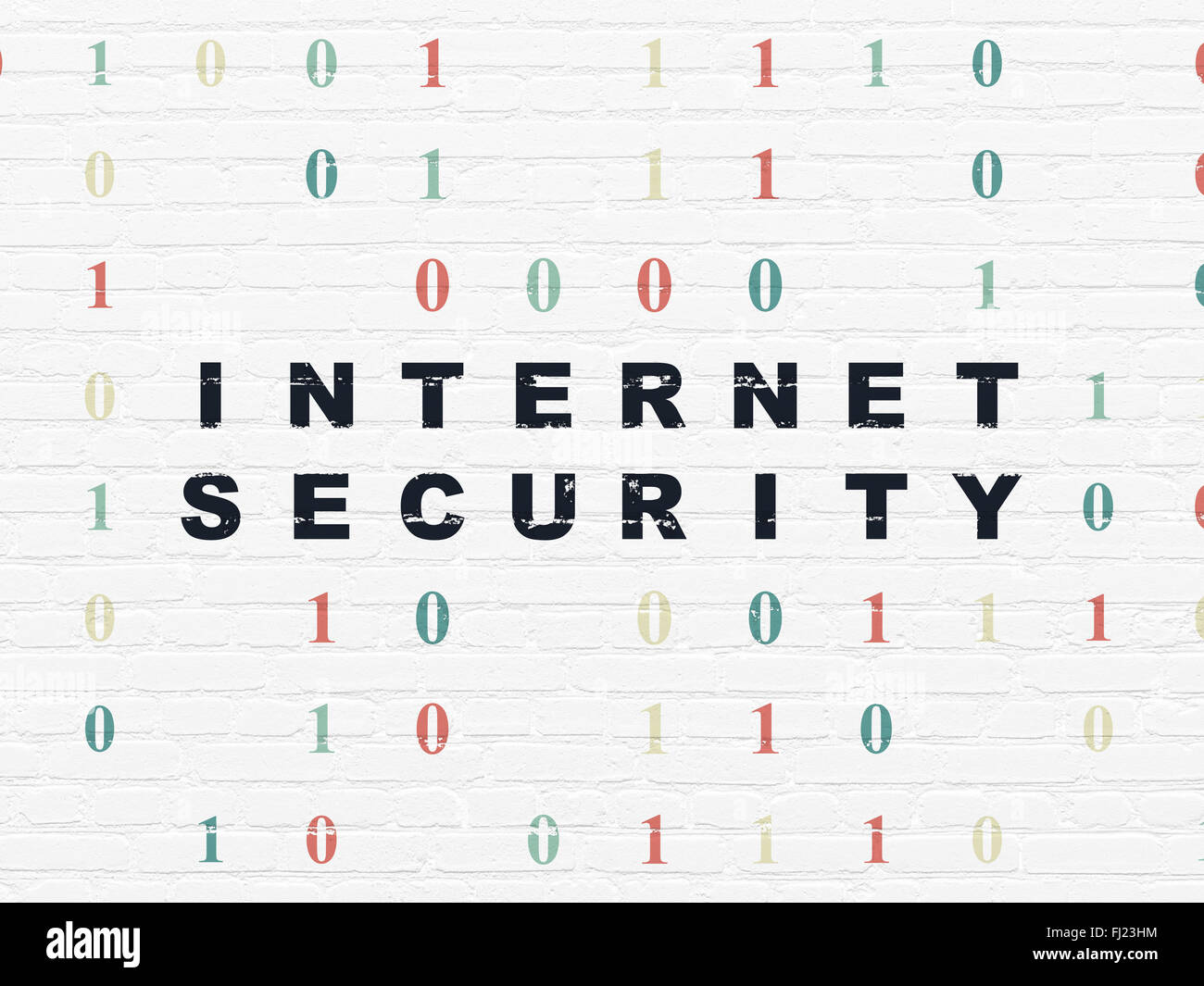 Privacy concept: Internet Security on wall background Stock Photo - Alamy
