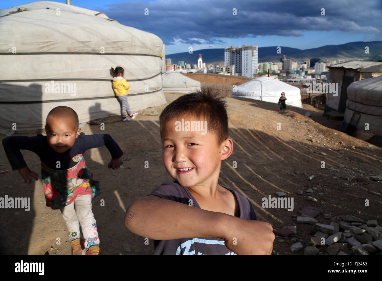 Children mongolia hi-res stock photography and images - Alamy