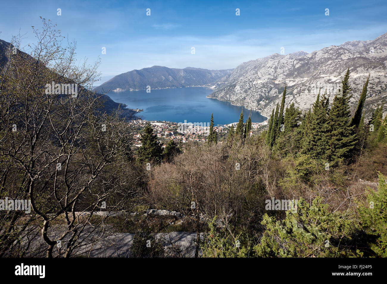 Kotor bay landscape hi-res stock photography and images - Alamy