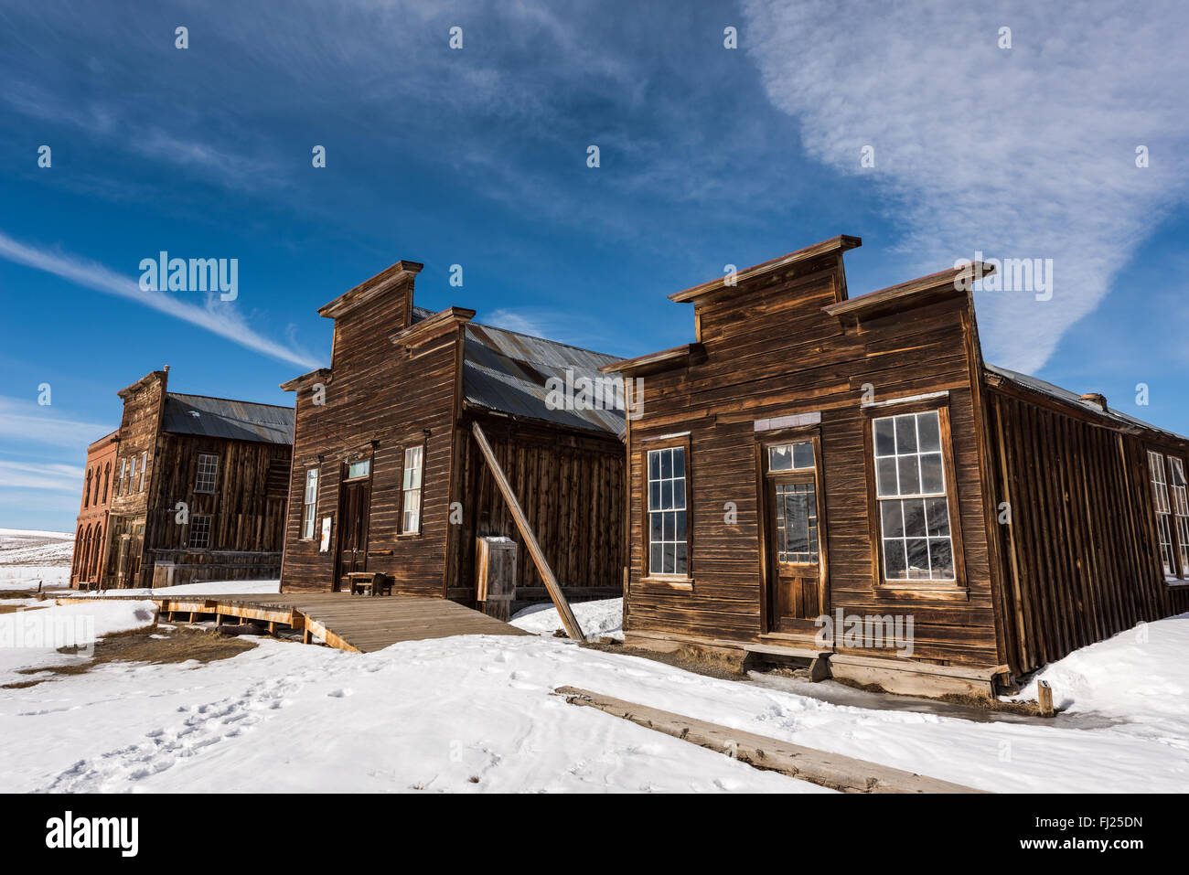 Buildings of Bodie ghost town Stock Photo - Alamy