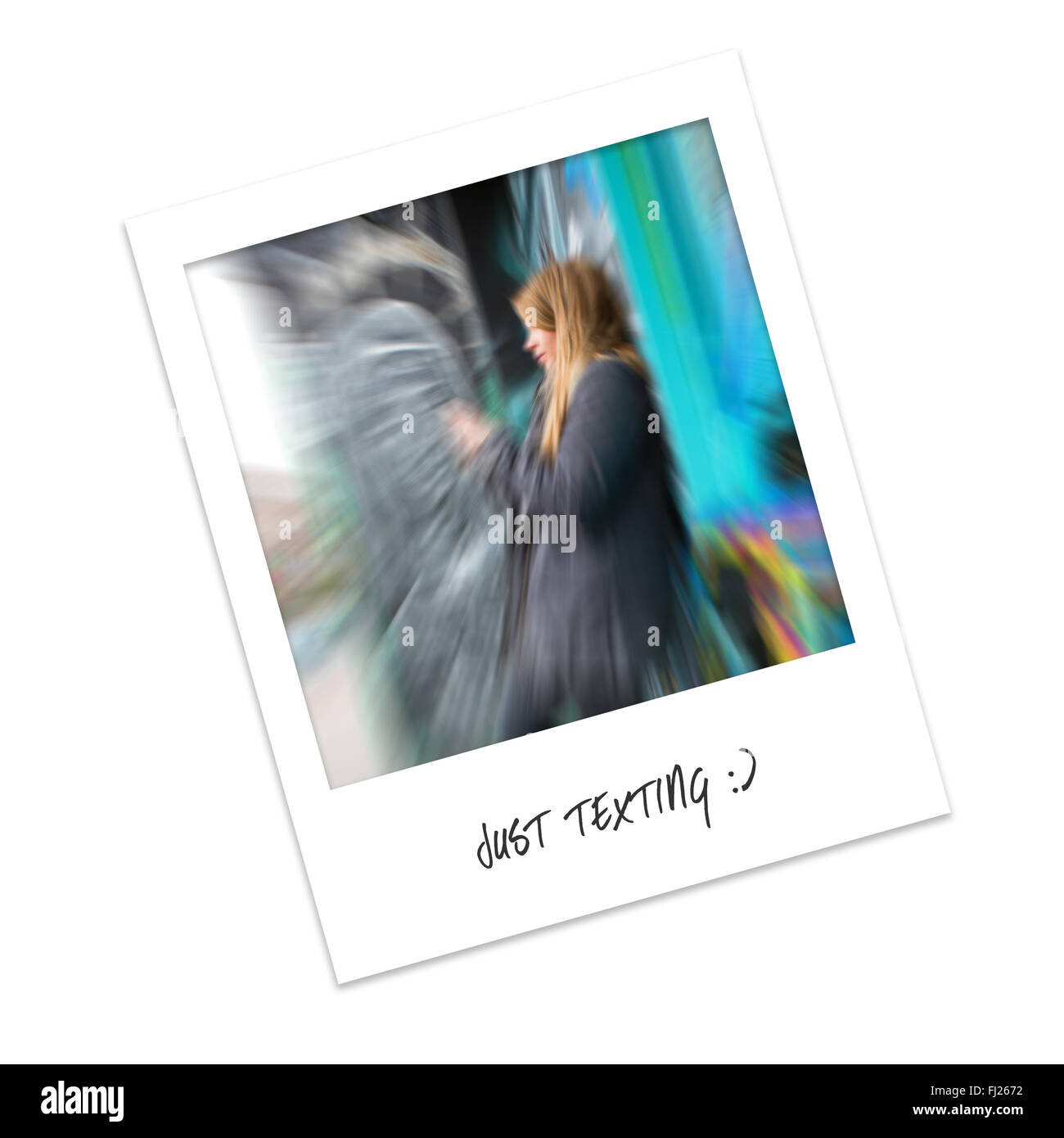 Photograph of a girl Cut Out Stock Images & Pictures - Alamy