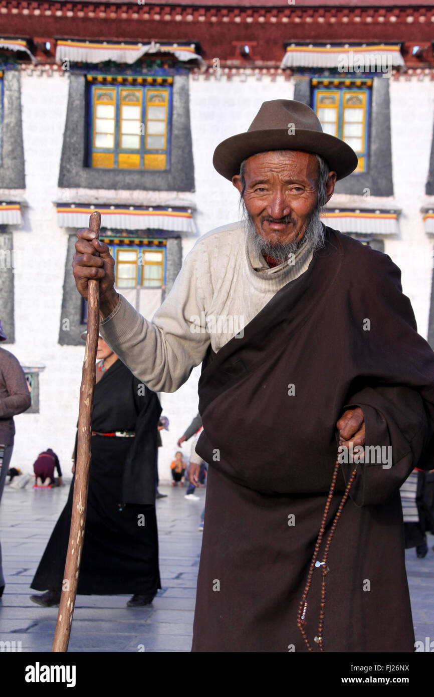Tibetan Man Kham Eastern Tibetalison Wright Photography