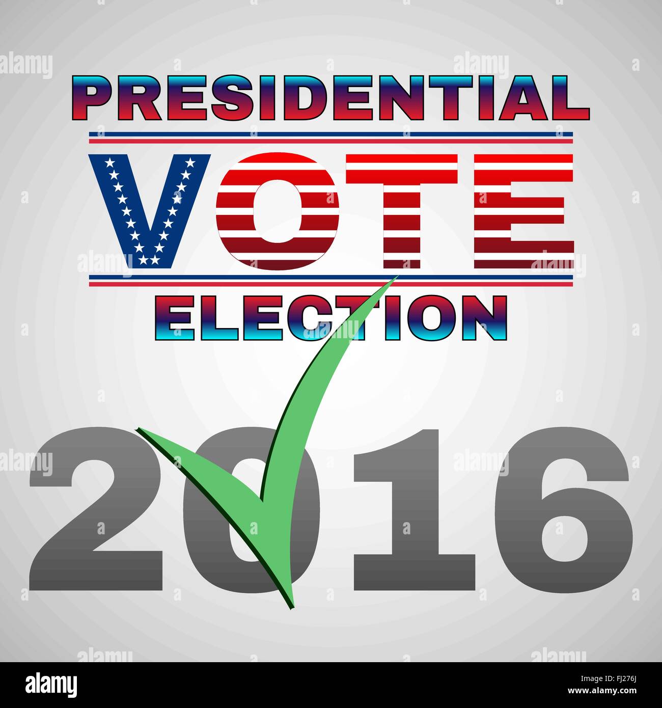 Election Day Campaign Ad Flyer. Social Promotion Banner. Presidential ...