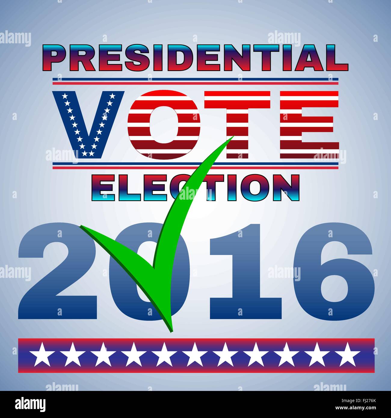 Election Day Campaign Ad Flyer. Social Promotion Banner. Presidential ...