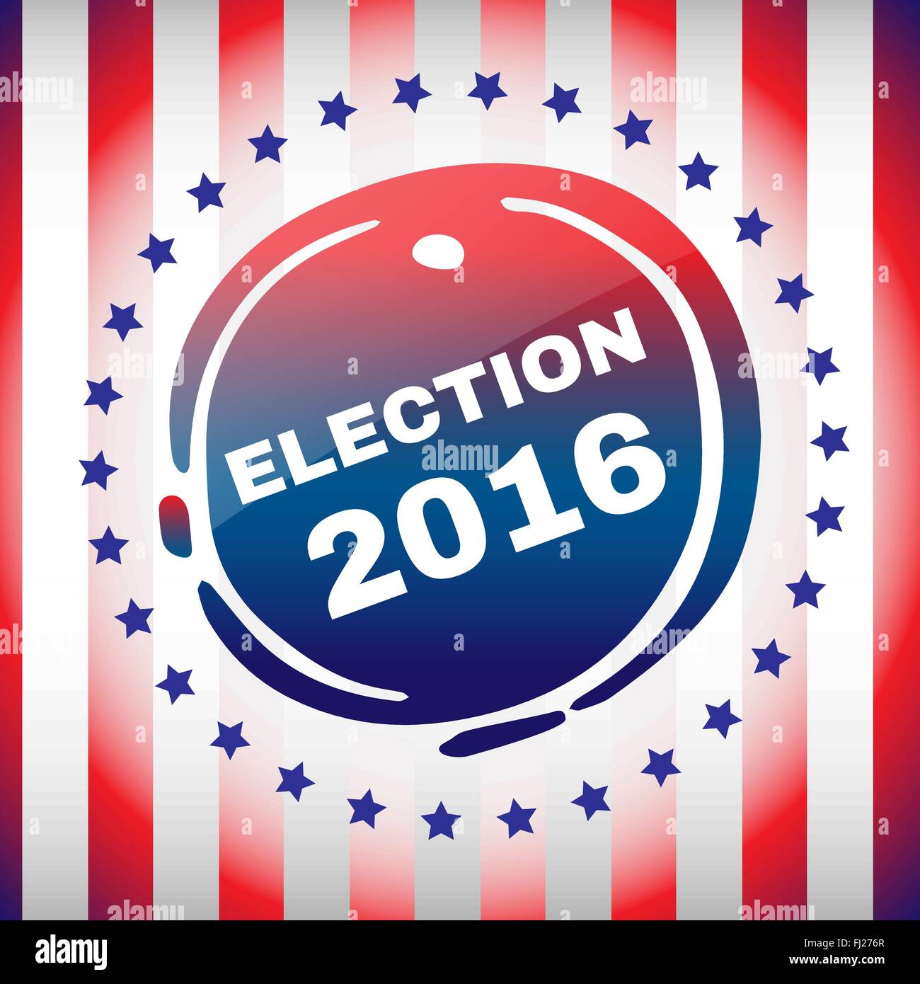 Election Day 2016 Campaign Ad Flyer. Social Promotion Banner. American ...