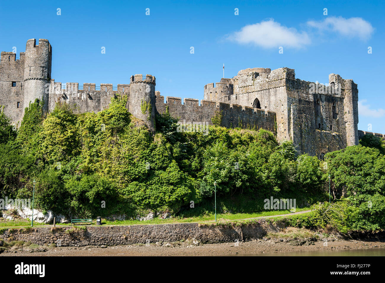 Pembroke Castle, South Wales Stock Photo - Alamy