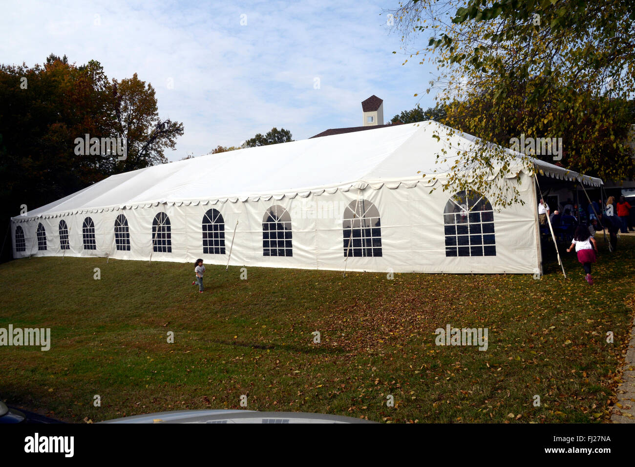 A church revival tent in Riverdale Park, Maryland Stock Photo - Alamy