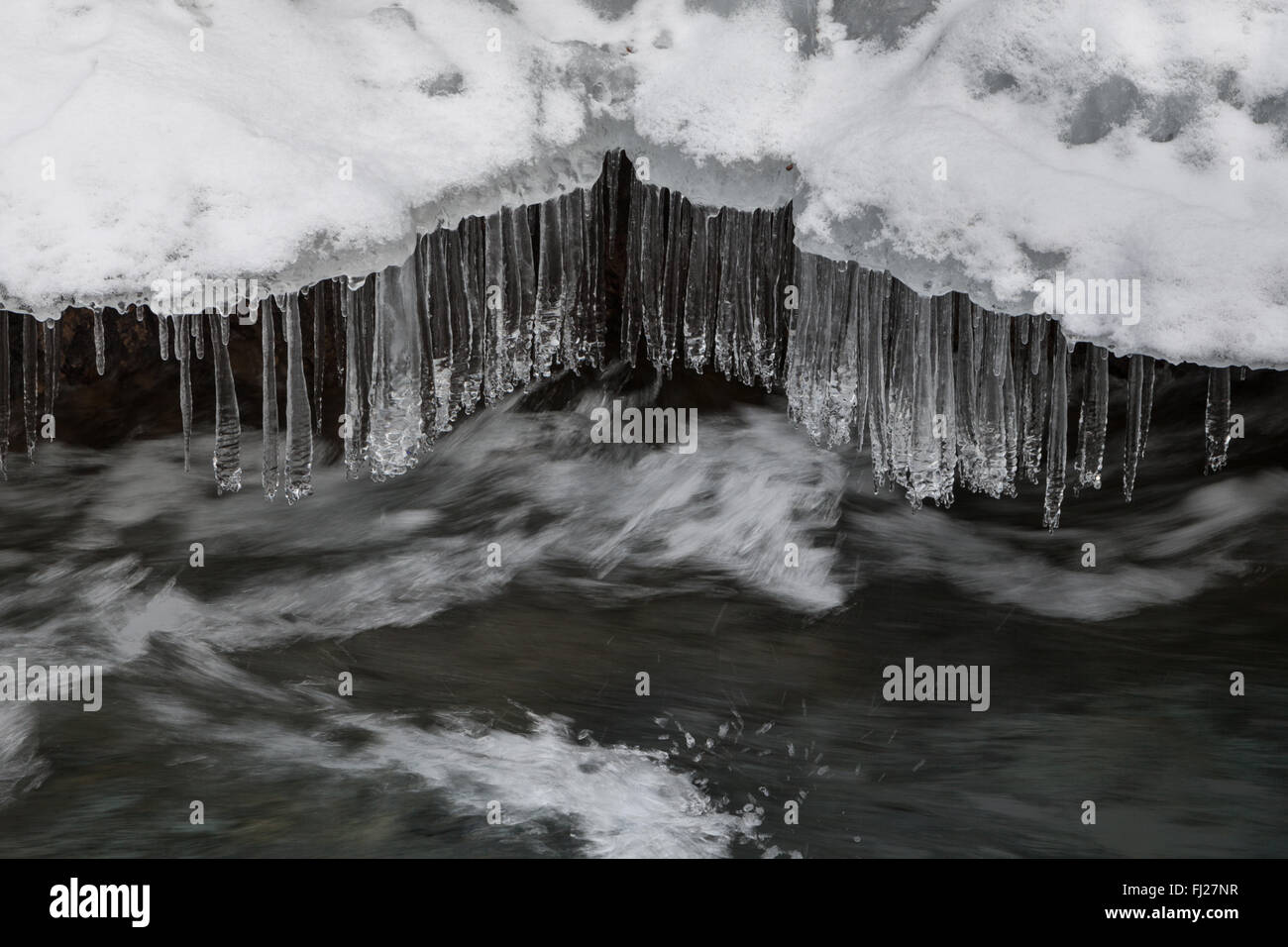 Water in it's many forms. Snow, a solid block of ice, delicate and ...