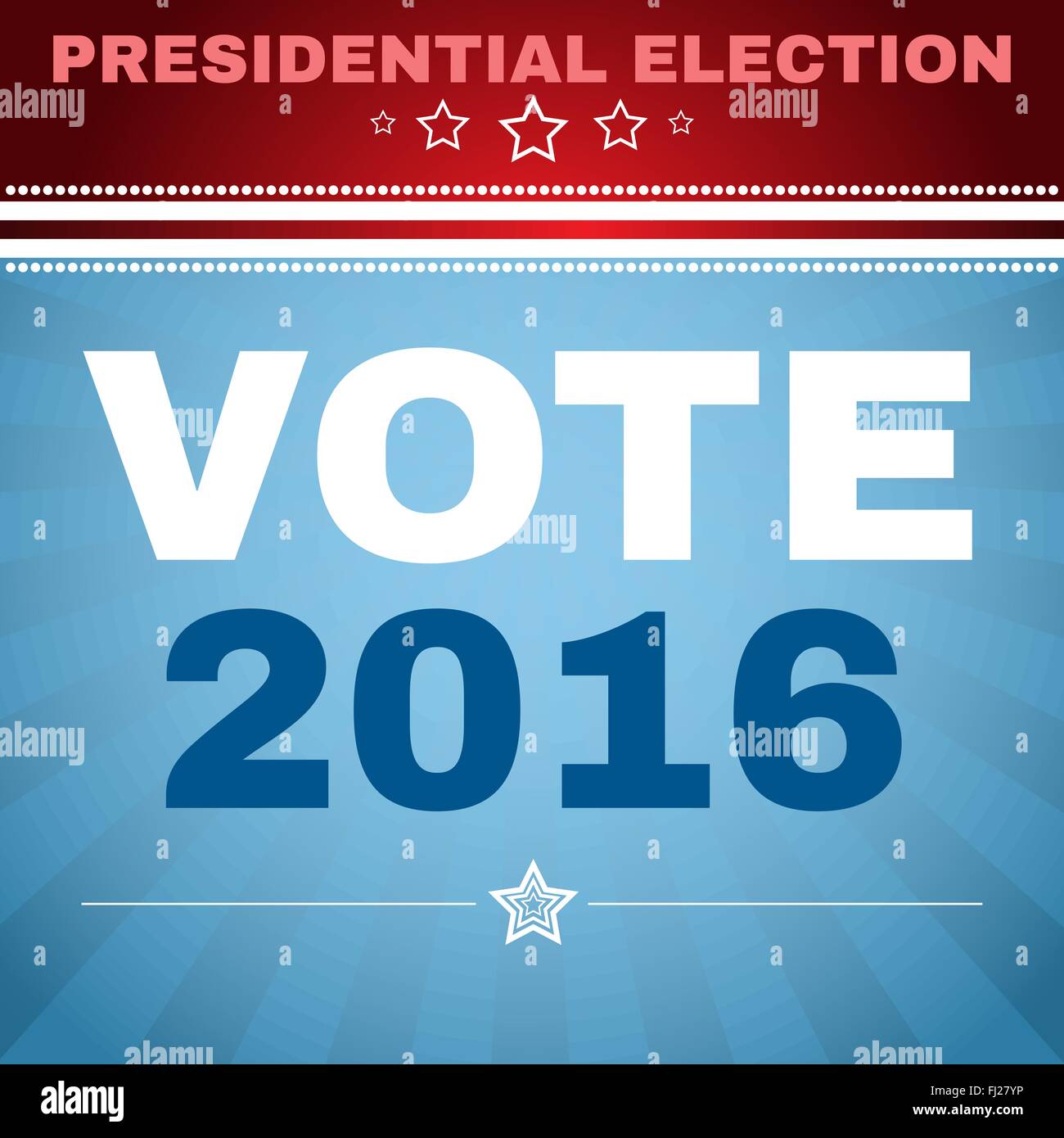 Election Day Campaign Ad Flyer. Social Promotion Banner. Presidential ...