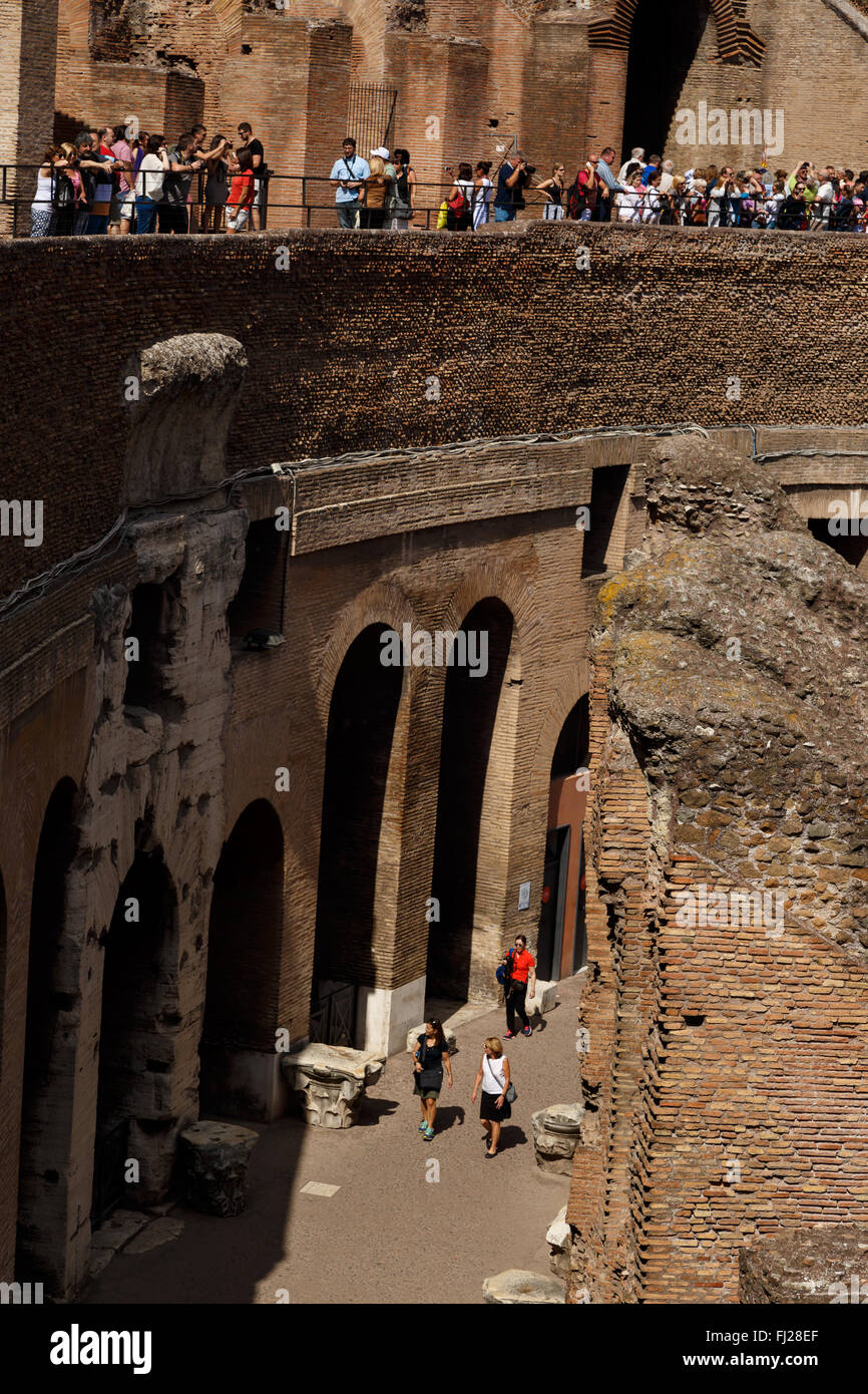 ROME, ITALY - SEPTEMBER 24, 2015 : Detailed inside view of ancient ...