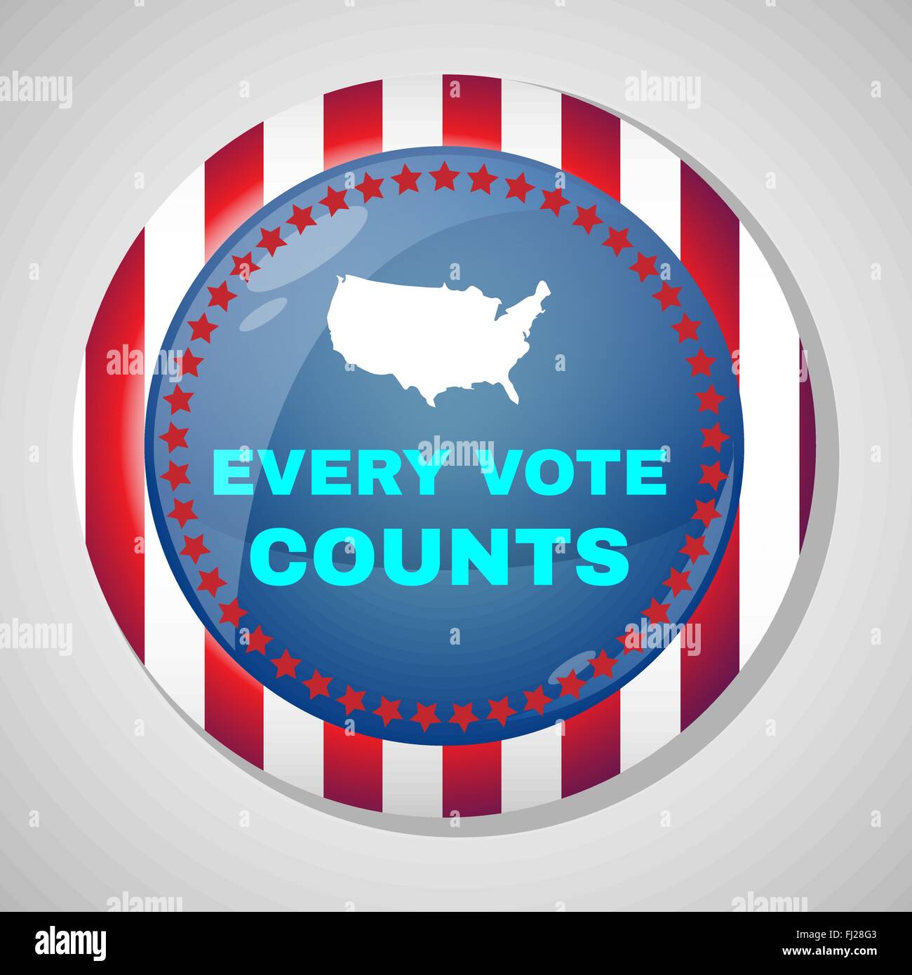 Election Day Campaign Ad Flyer. Every Vote Counts Social Promotion ...