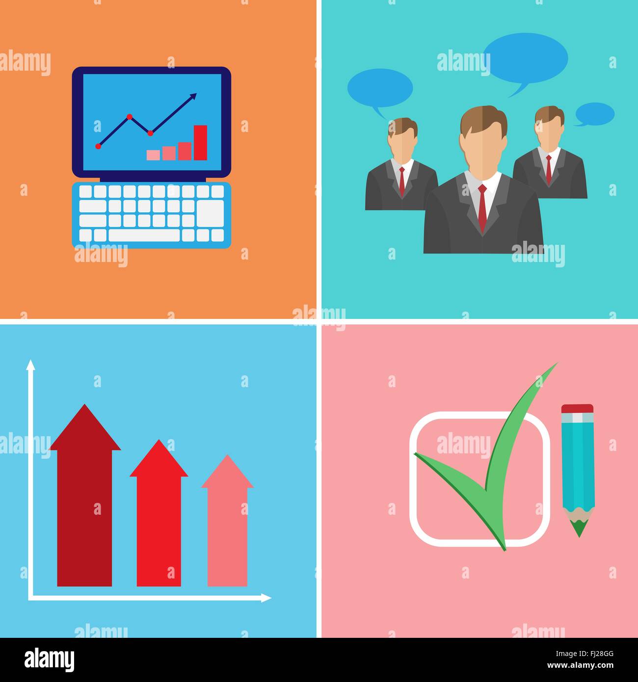 Business Conference Presentation Elements. Business Meeting. Finance ...