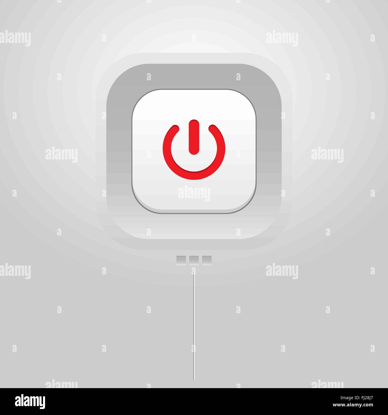 On off Power Button on any Electronic Device. Digital background vector ...