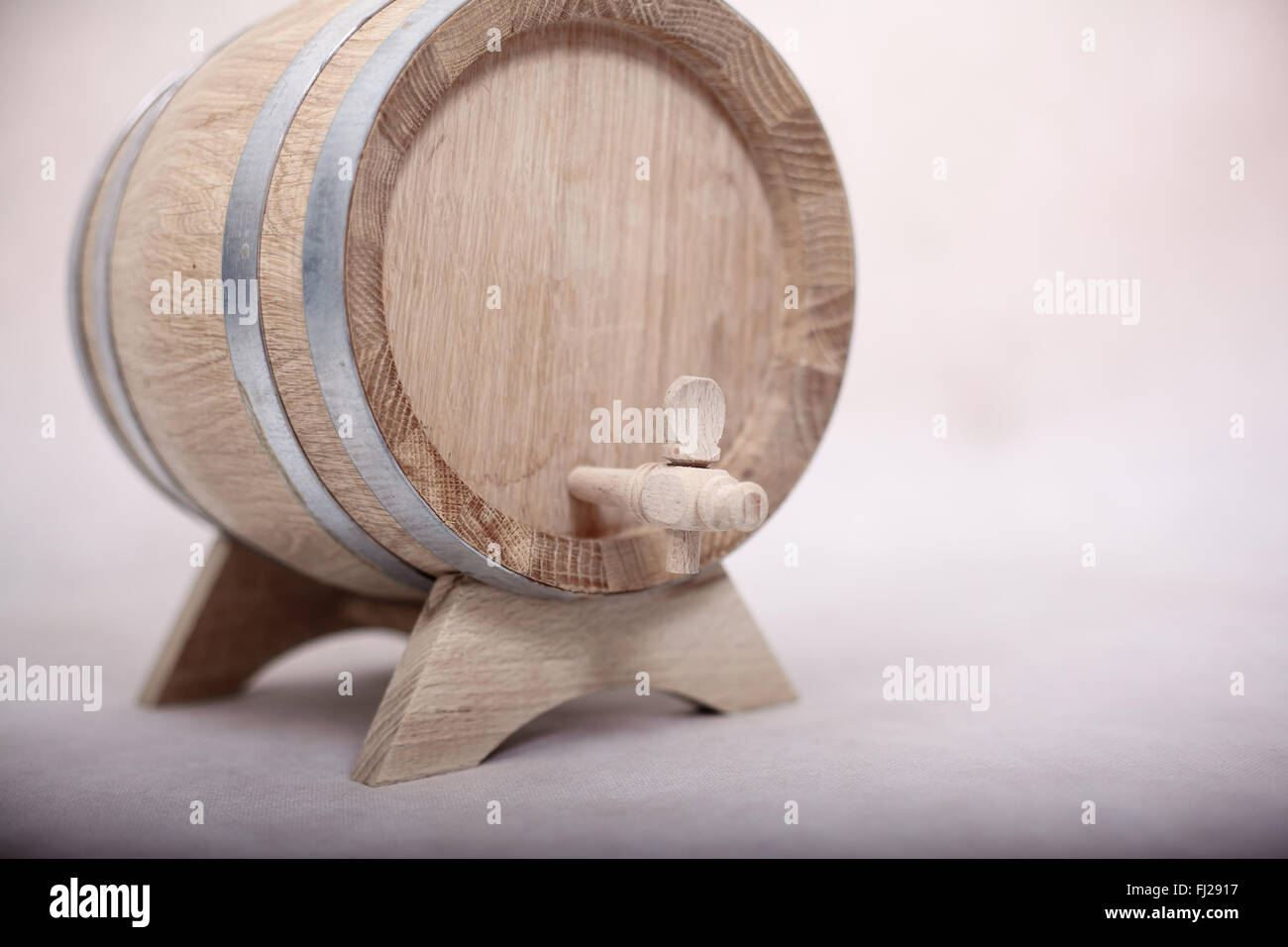 A barrel of alcohol on a white background Stock Photo - Alamy