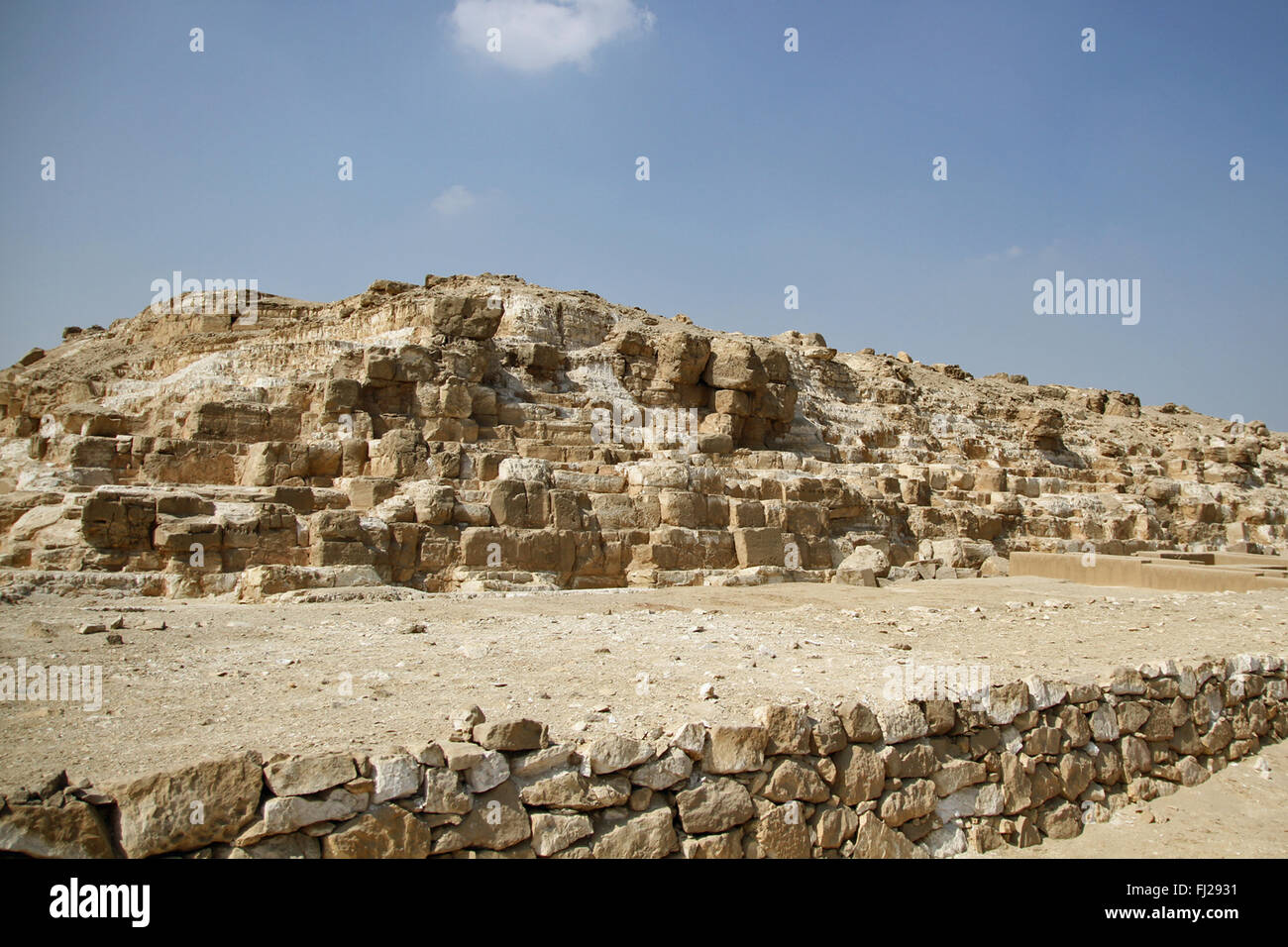 Pyramid of Djedefre at Abu Rawash. Abu Rawash (also spelled Abu Roach ...