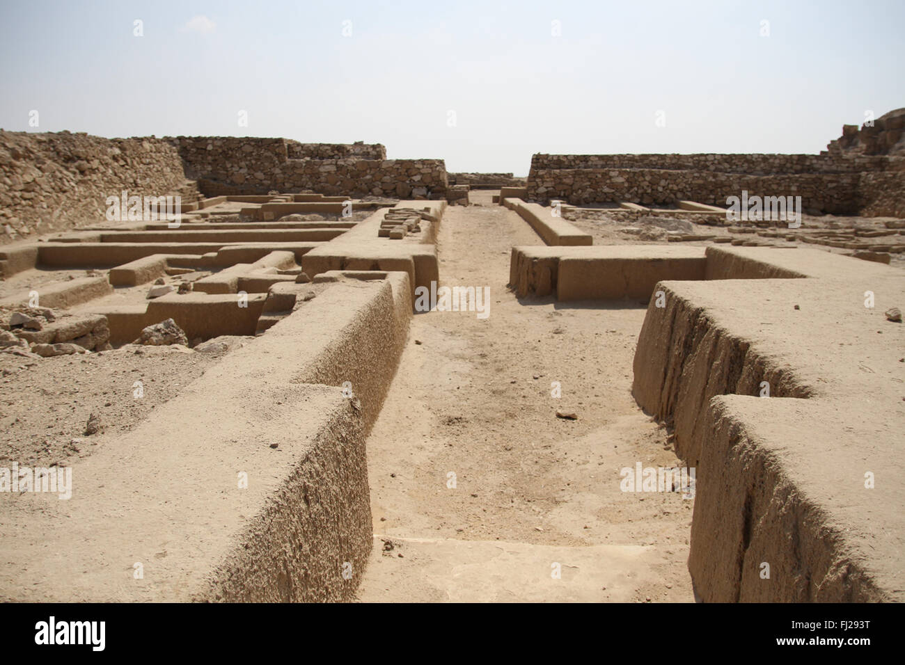 Mortuary temple at the pyramid of Djedefre at Abu Rawash. Abu Rawash ...