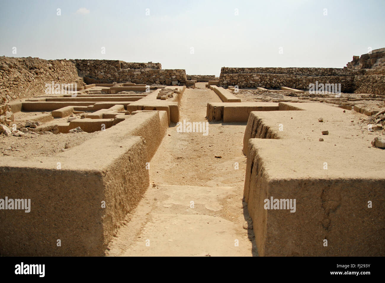 Mortuary temple at the pyramid of Djedefre at Abu Rawash. Abu Rawash ...