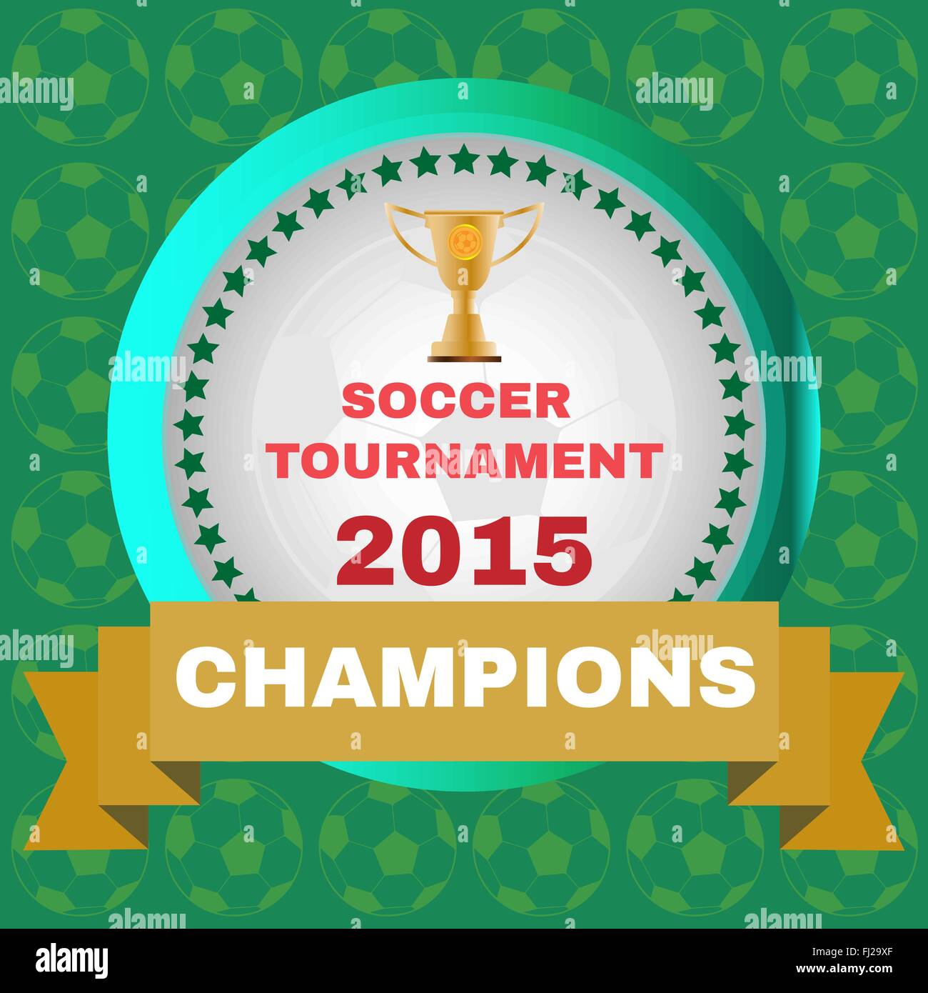 Football Soccer 2015 Champions Badge Advertising Campaign. Sports ...