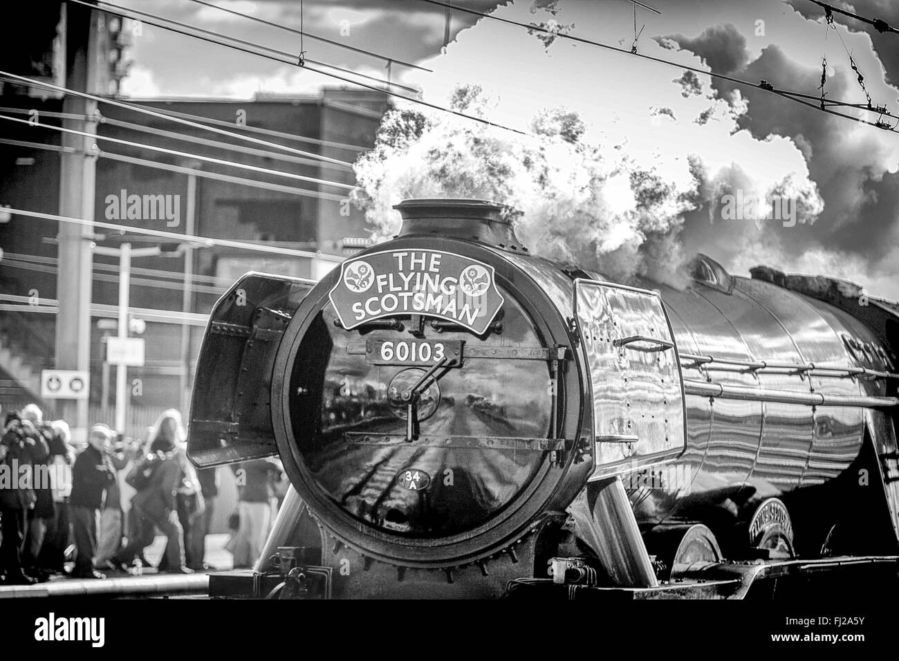 Flying scotsman flying scotsman Black and White Stock Photos & Images ...
