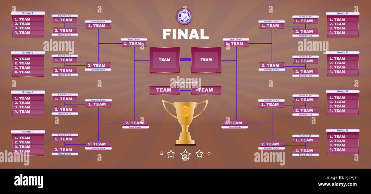 Soccer Champions Final Scoreboard Template on Dark Backdrop. Sports ...