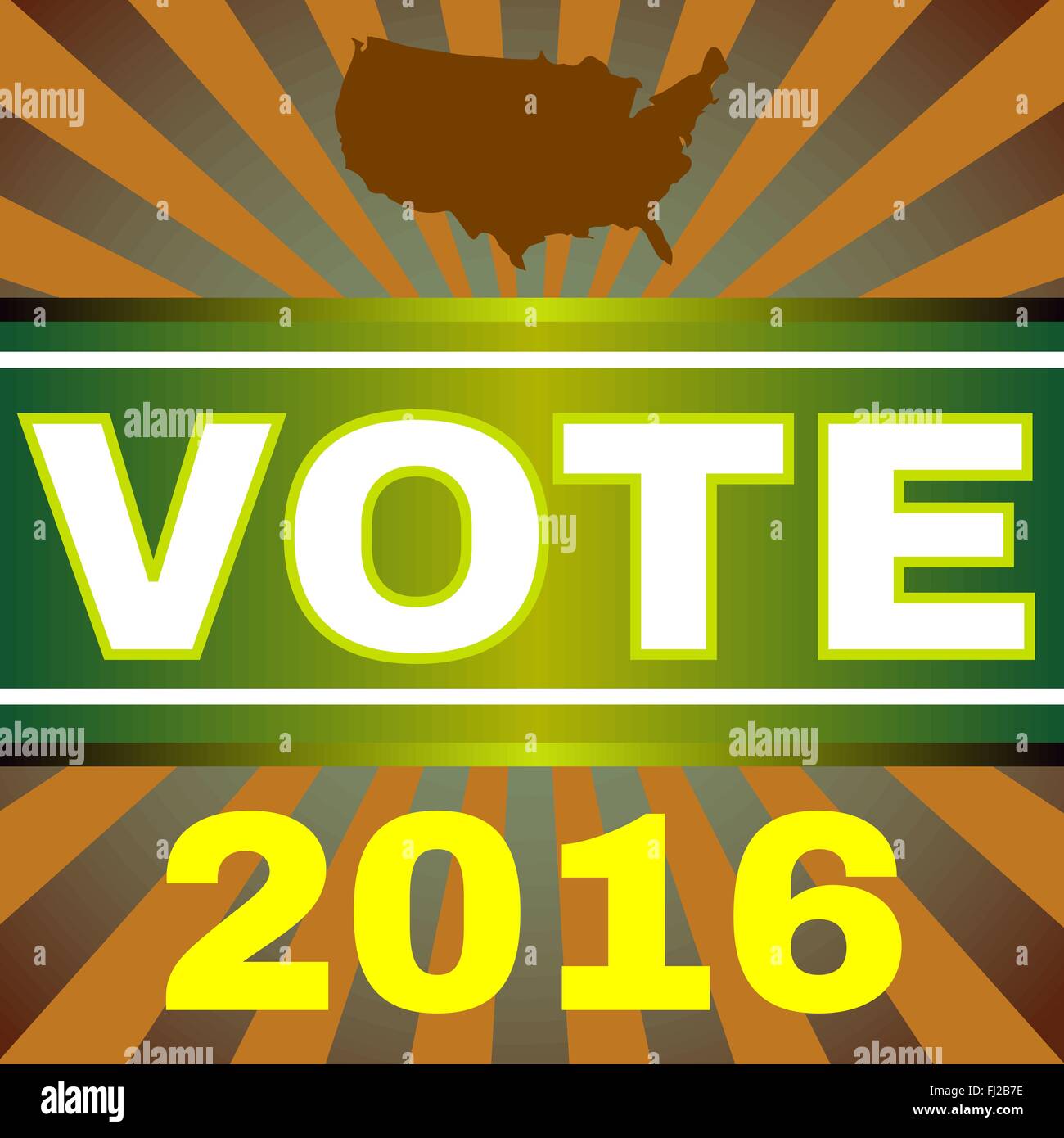 Election Day 2016 Campaign Ad Flyer. I Am Voting. Every Vote Counts ...