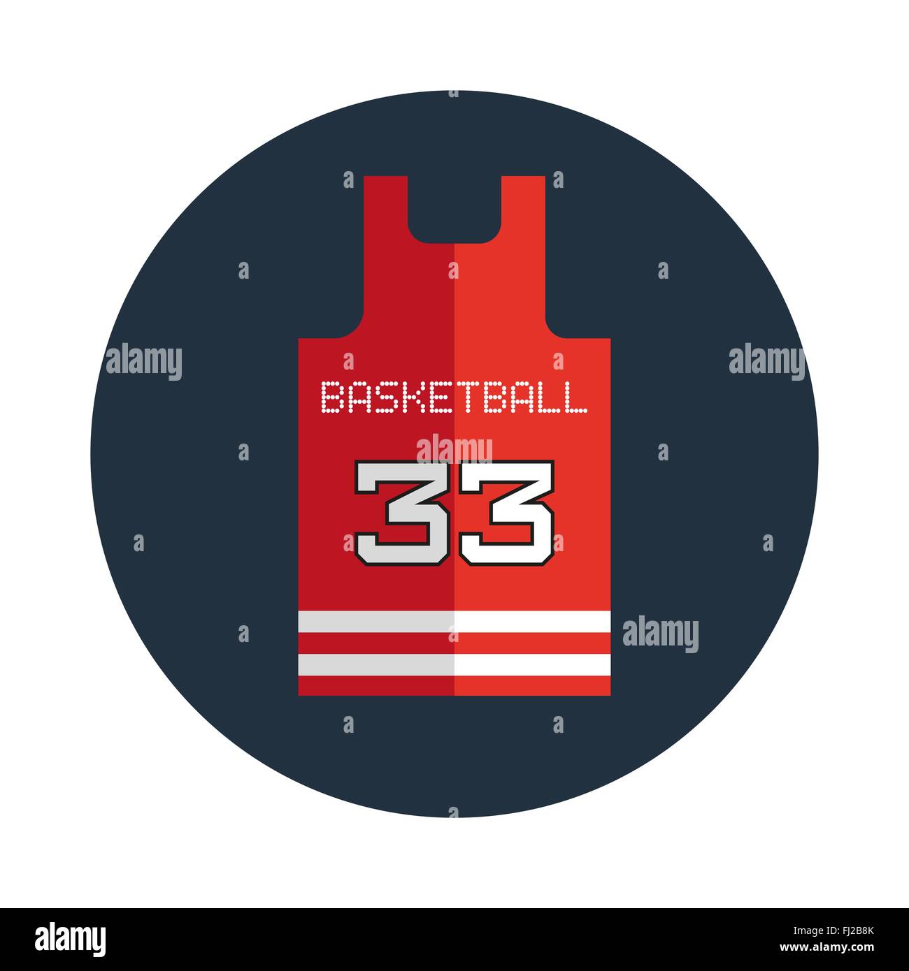 Basketball T-shirt Design. Number Thirty-Three. Shirt Vector Template ...