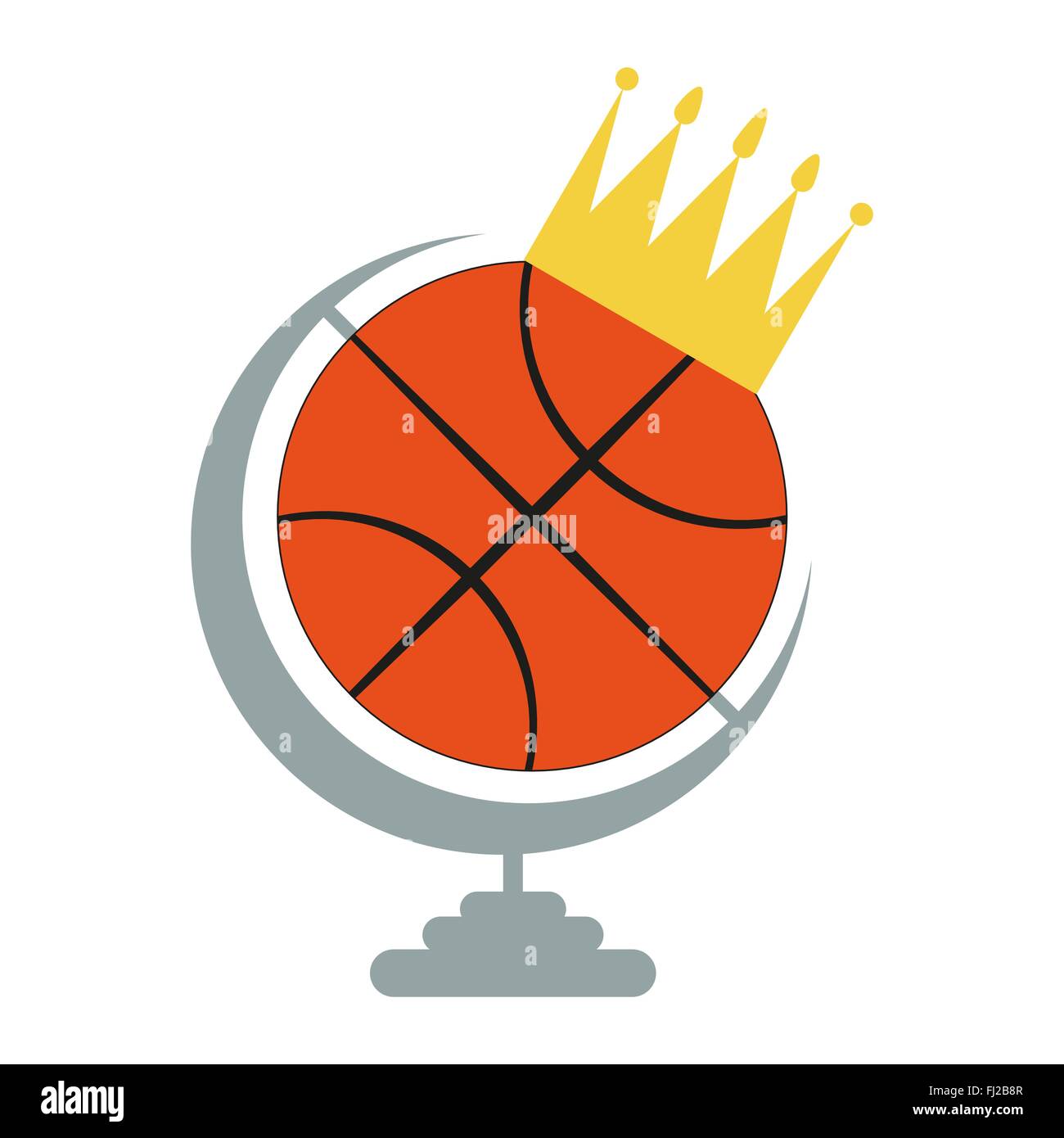Basketball object. Ball used for playing a basketball game. Sports ...