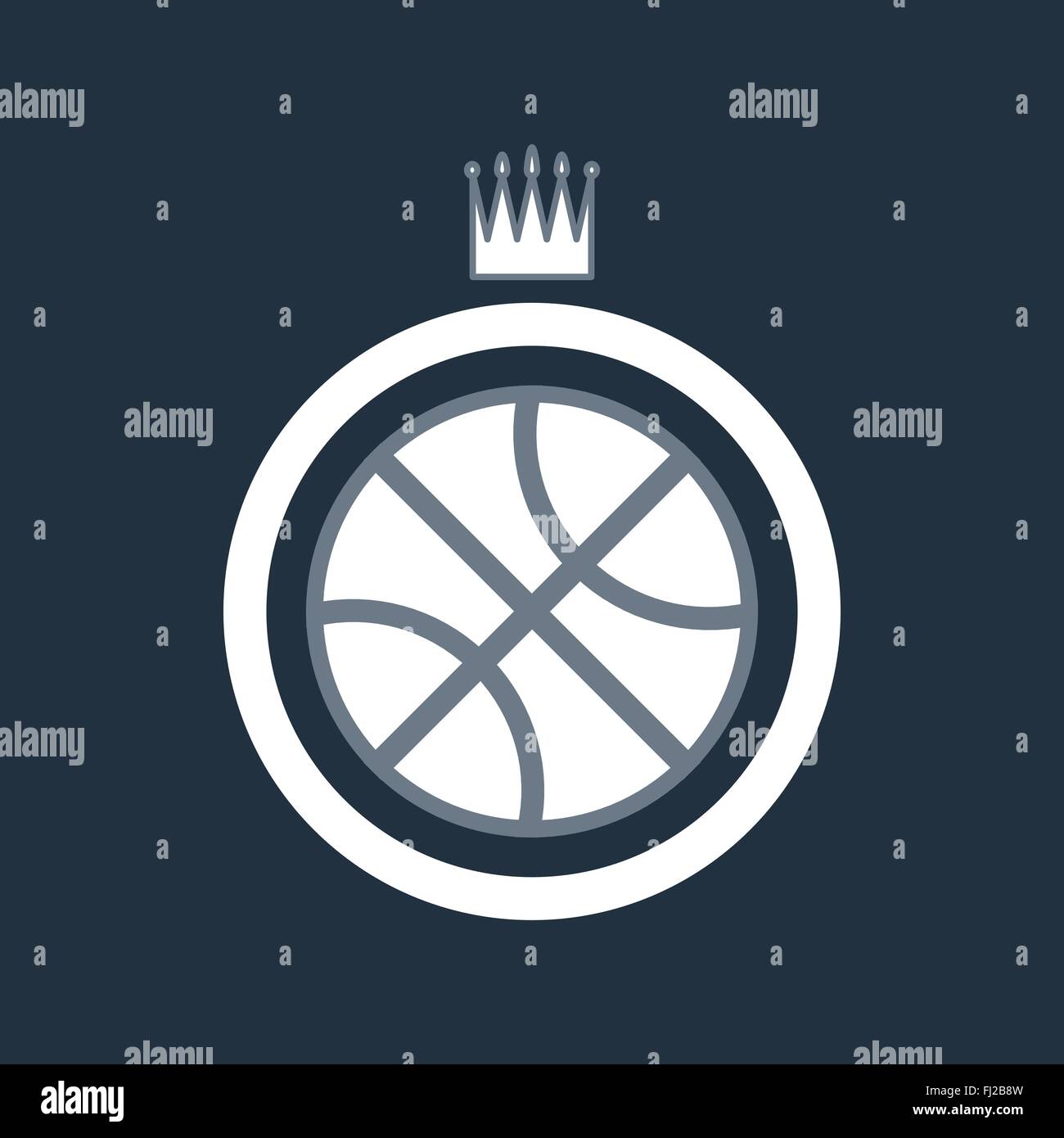 Basketball object. Ball used for playing a basketball game. Sports ...