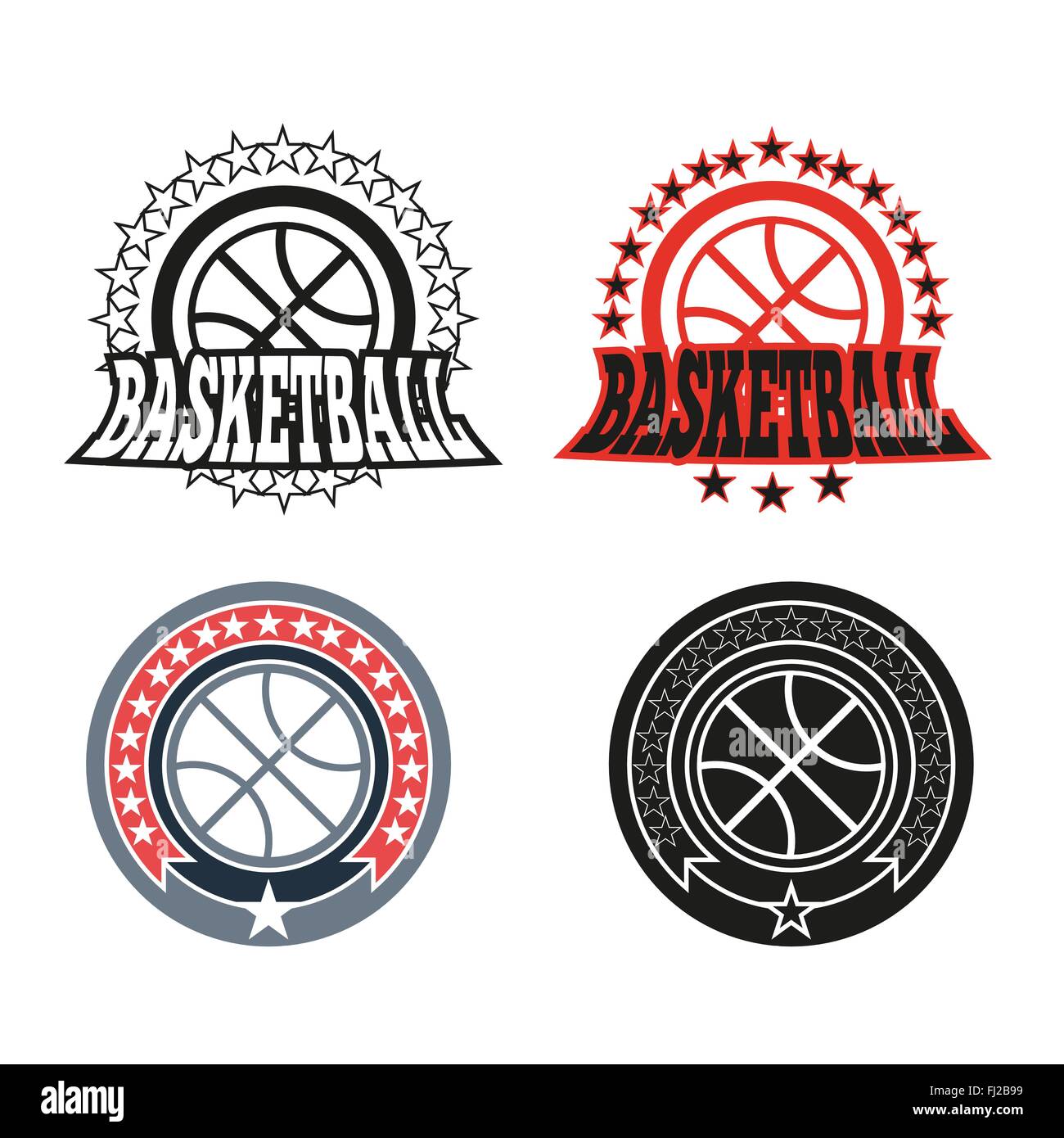 Basketball Medal Badge Template Object. Ball used for playing a ...