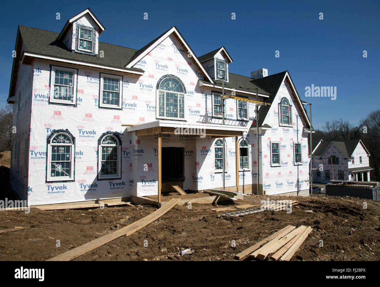 New home under construction Stock Photo - Alamy