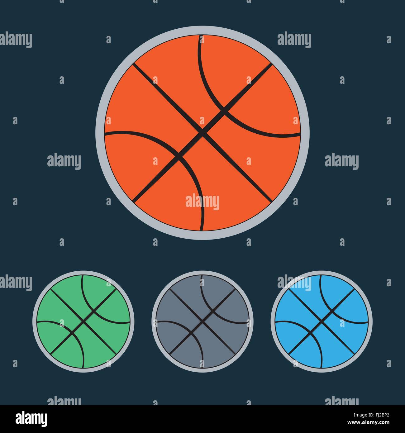 Basketball object. Ball used for playing a basketball game. Sports ...