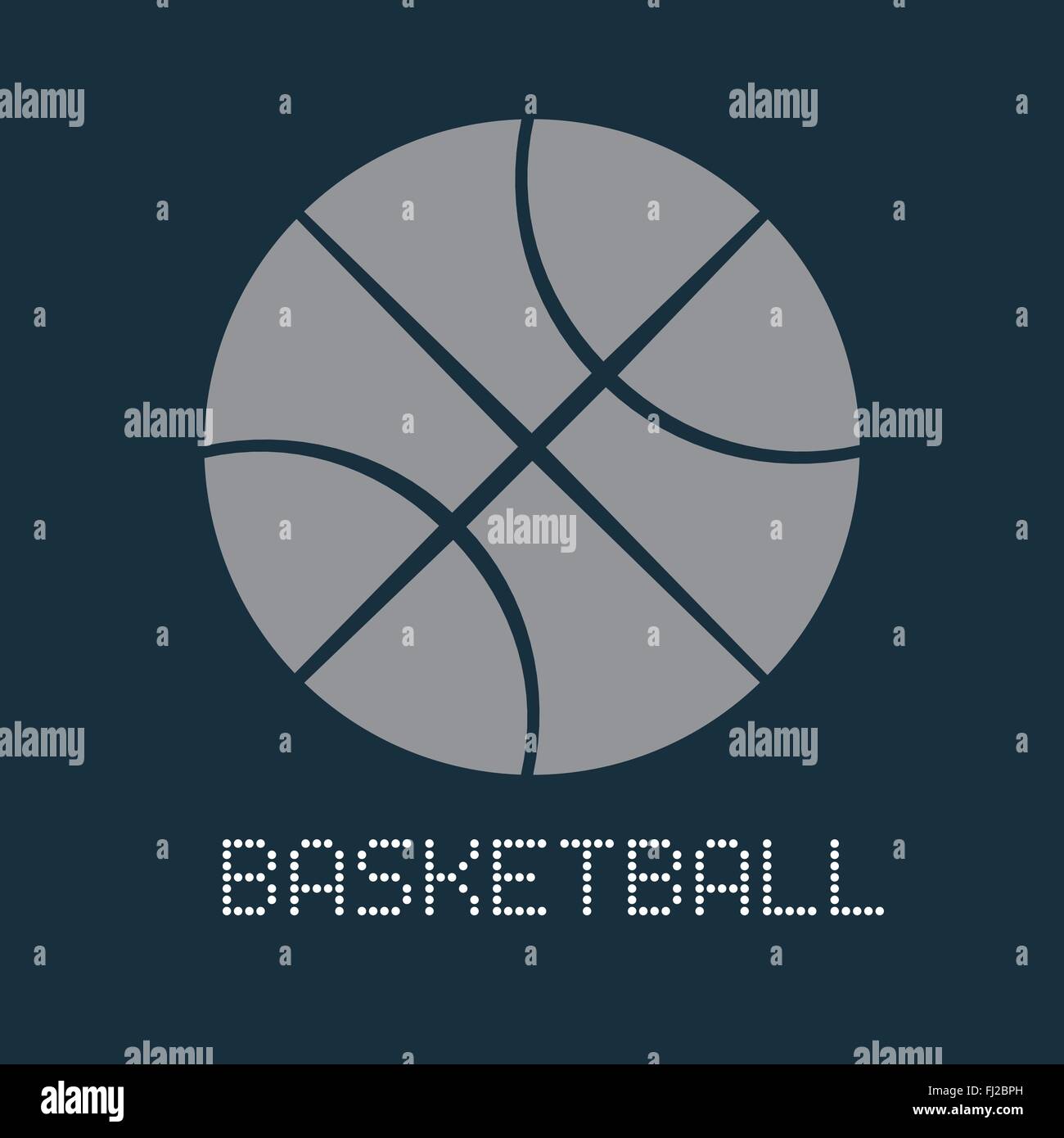 Basketball object. Ball used for playing a basketball game. Sports ...