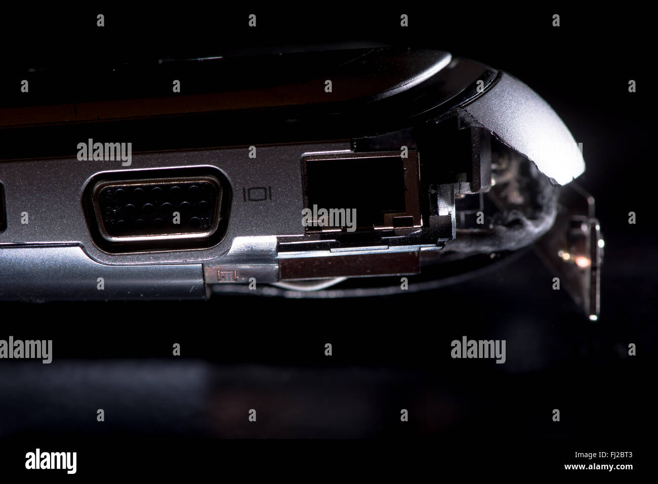 Computer smashed hi-res stock photography and images - Alamy