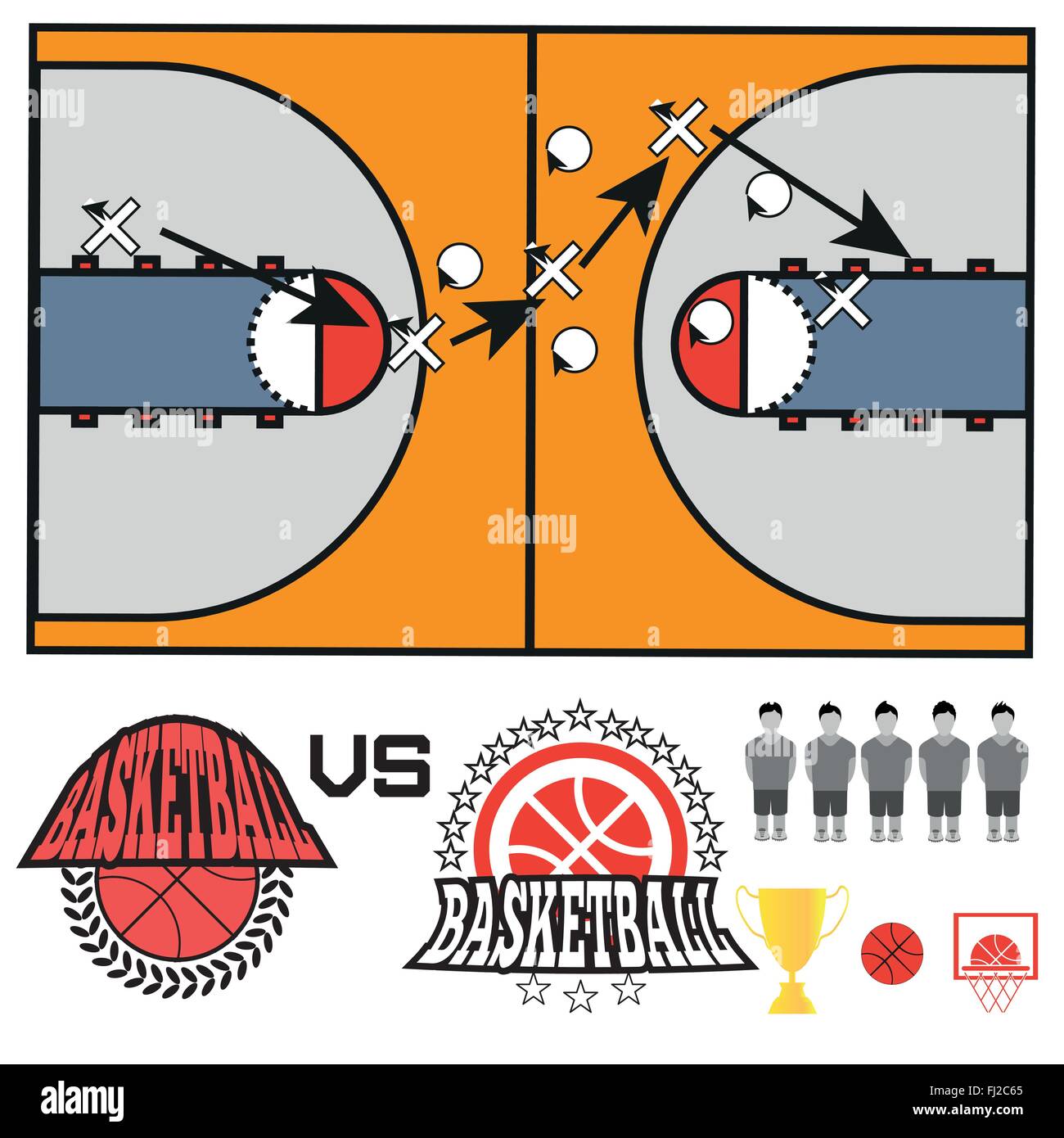 Team positioning Stock Vector Images - Alamy