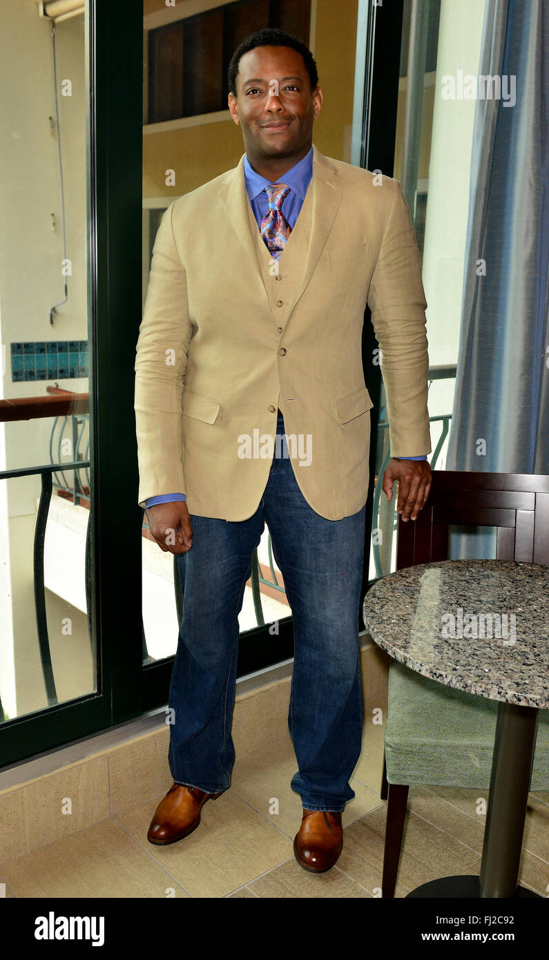 Performer David Aron Damane attends 'The Book Of Mormon' press ...