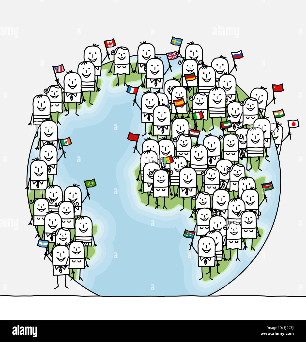 Cartoon map canada travel hi-res stock photography and images - Alamy