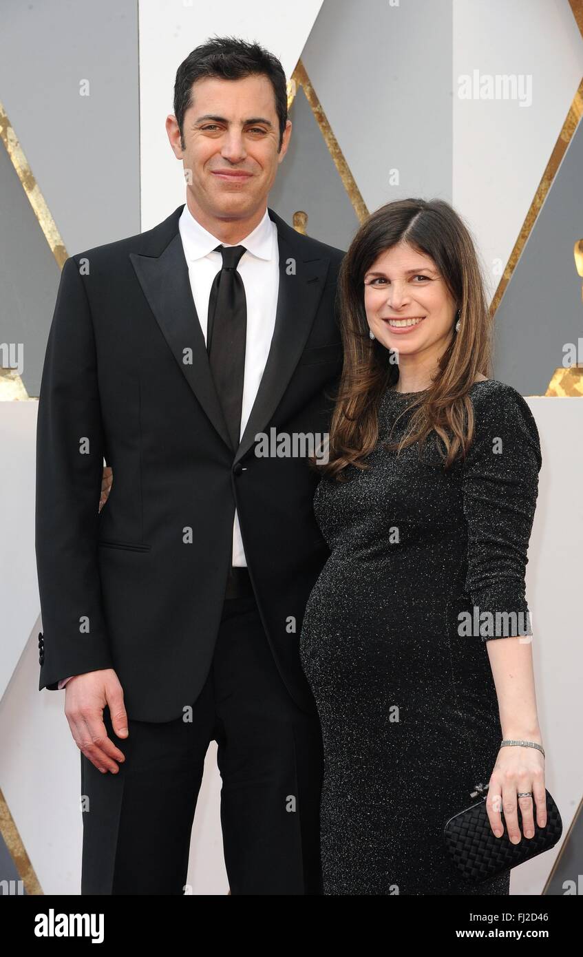Los Angeles, CA, USA. 28th Feb, 2016. Josh Singer, Laura Dave at ...