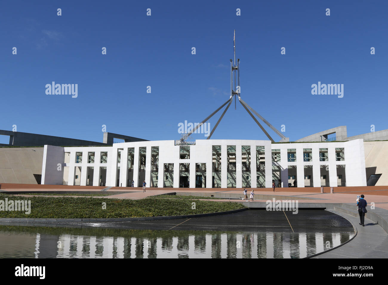 Australian Parliament House at Capital Hill in Canberra Stock Photo - Alamy