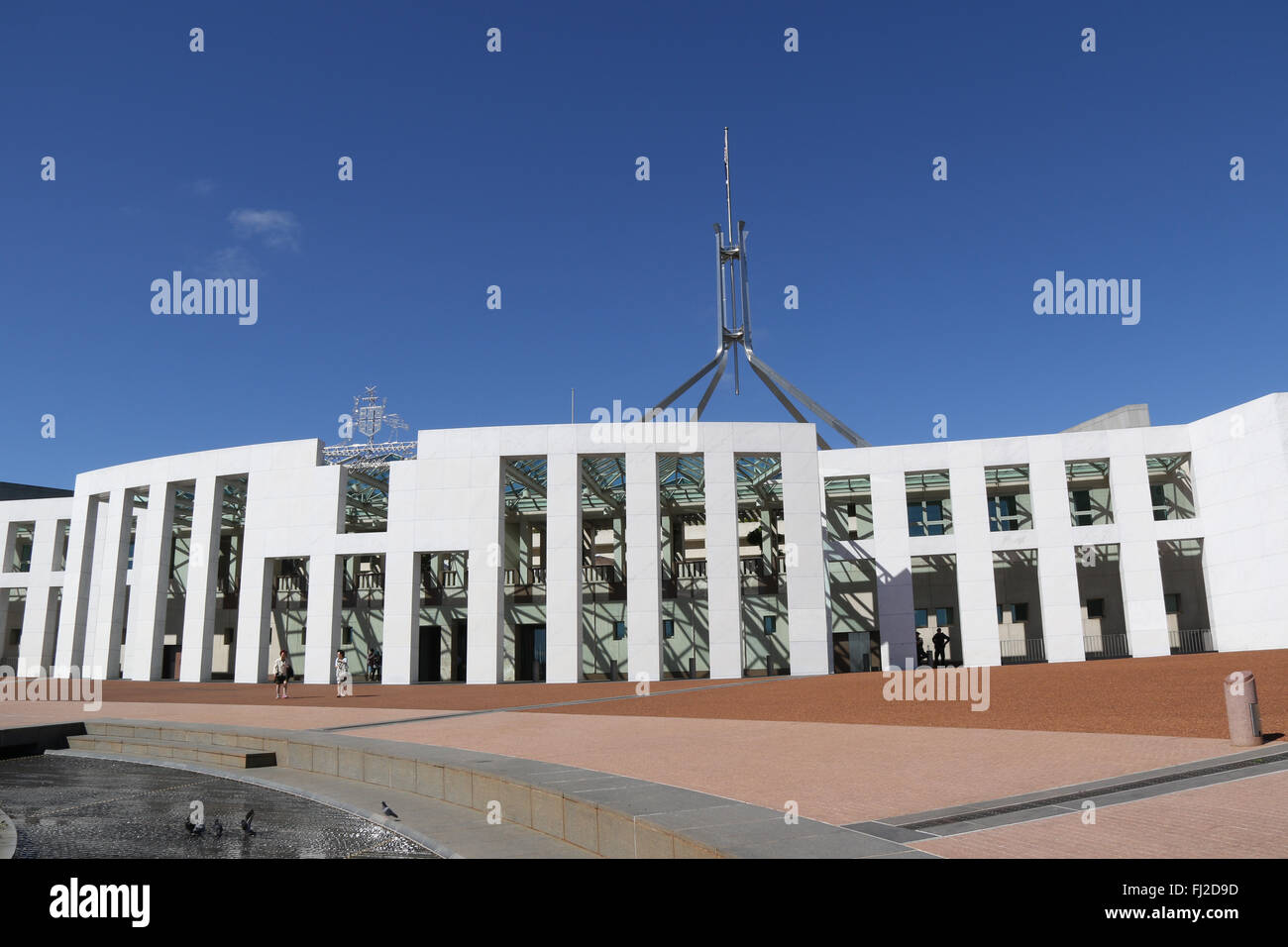 Australian Parliament House at Capital Hill in Canberra Stock Photo - Alamy