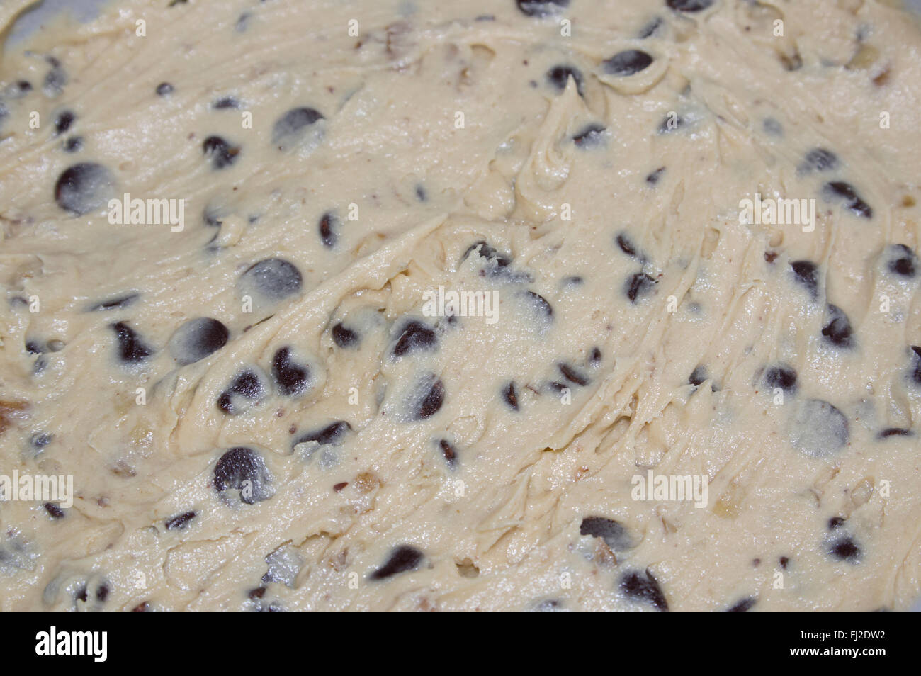 cookie batter, brownie batter, chocolate chip Stock Photo - Alamy