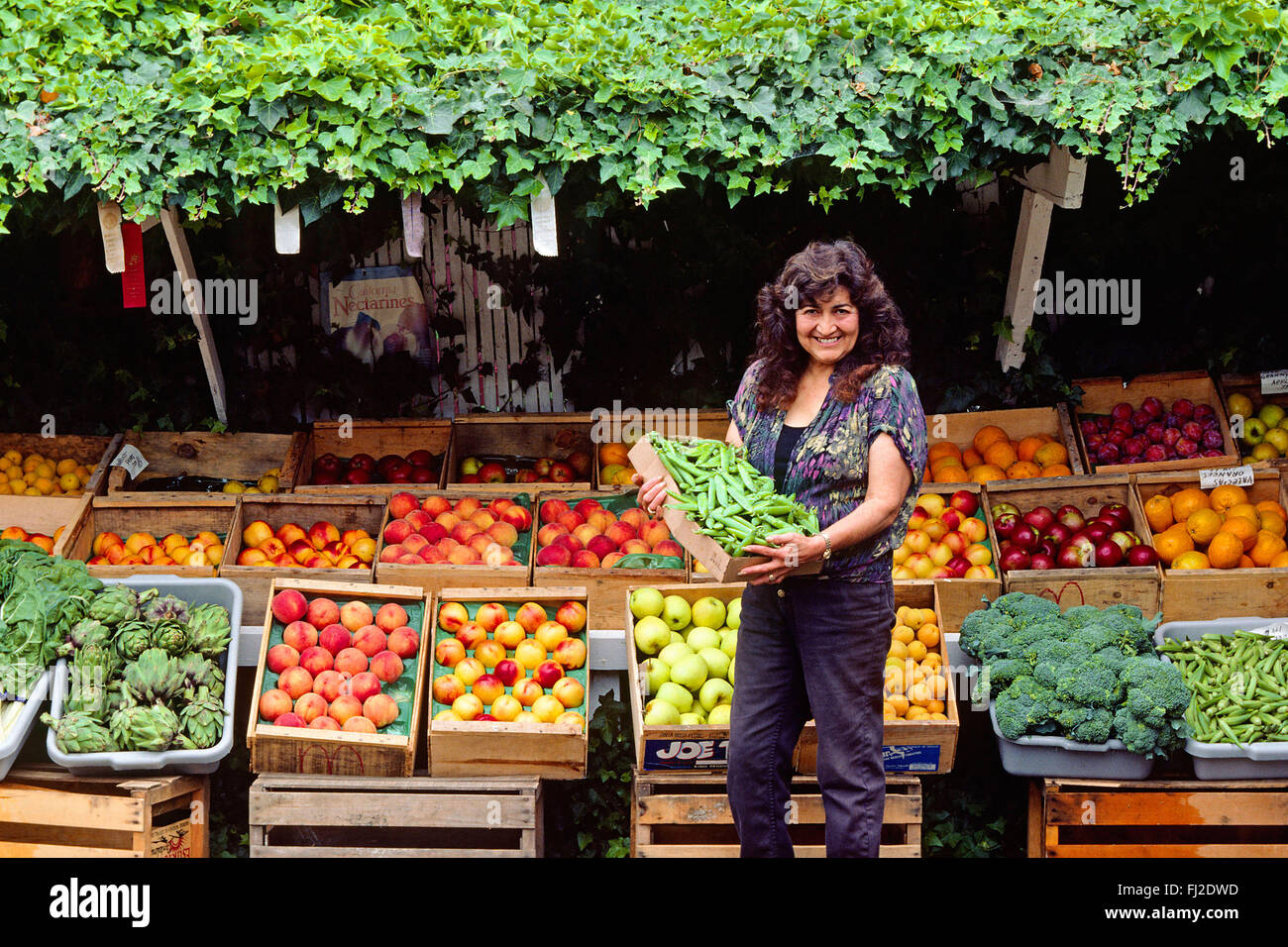 MARTIN'S VEGETABLE STAND - CARMEL VALLEY, CALIFORNIA Stock Photo - Alamy