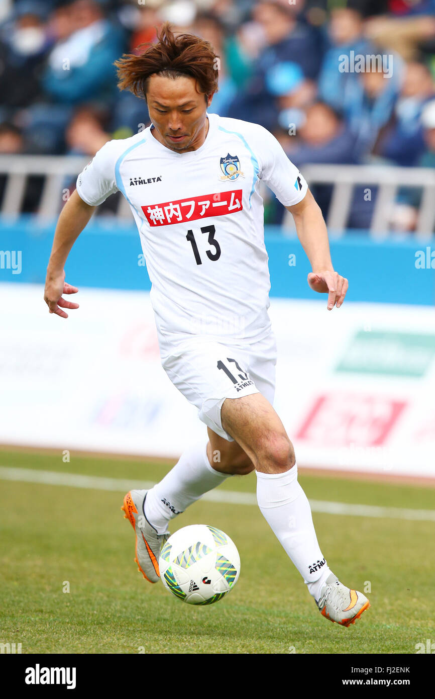 NHK SPRING Mitsuzawa Football Stadium, Kanagawa, Japan. 28th Feb, 2016 ...