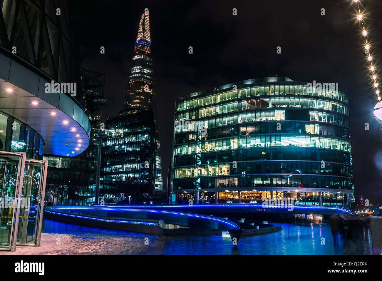 City Hall at Night Stock Photo - Alamy