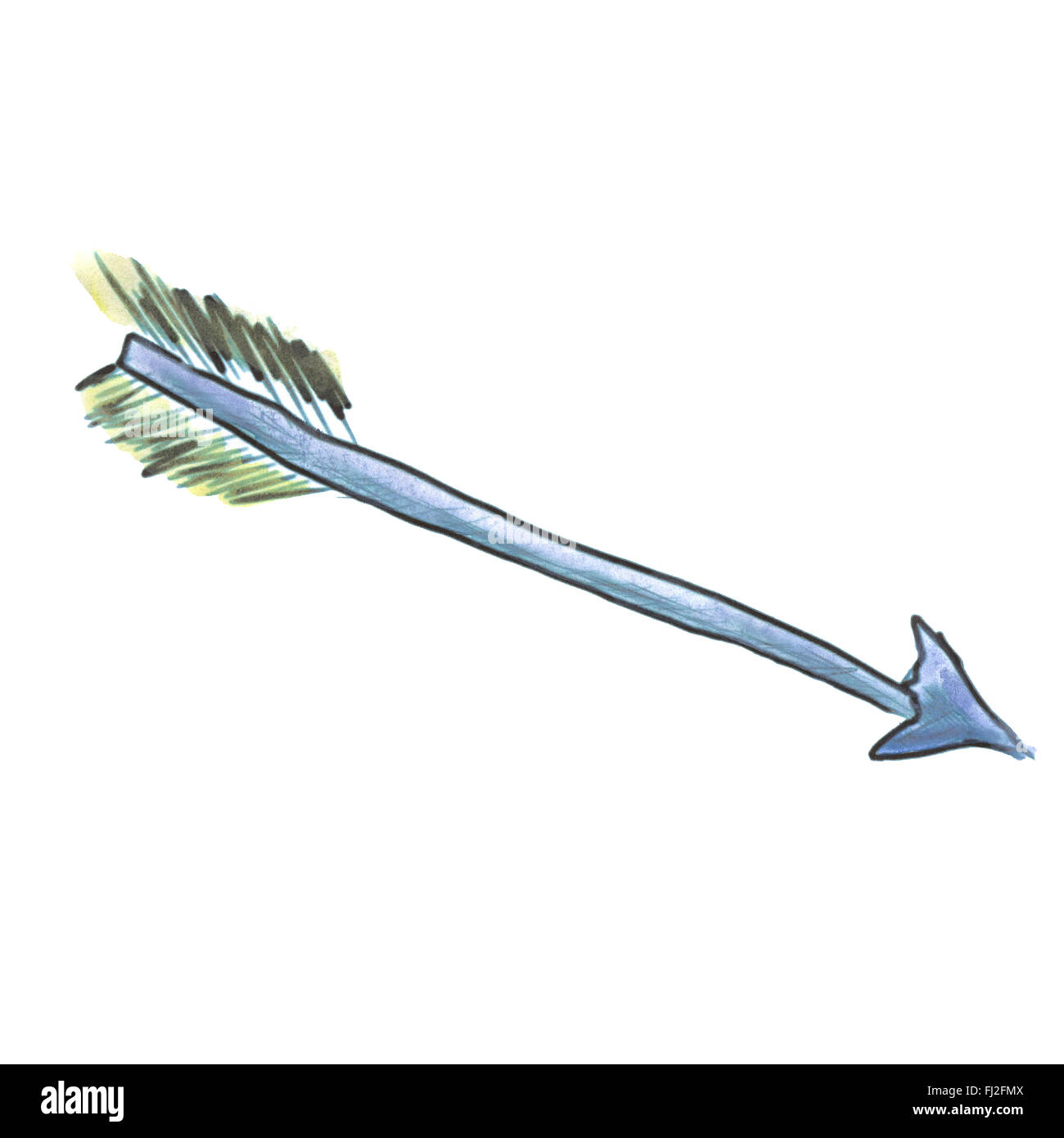 Arrow cartoon hi-res stock photography and images - Alamy