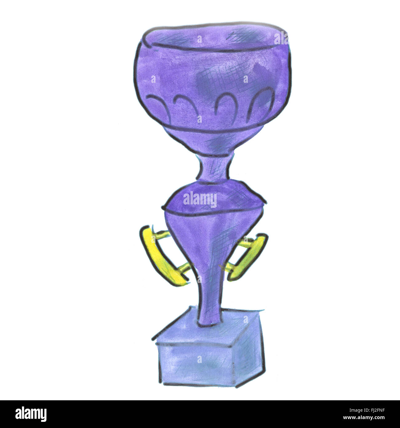 Cartoon trophy hi-res stock photography and images - Alamy