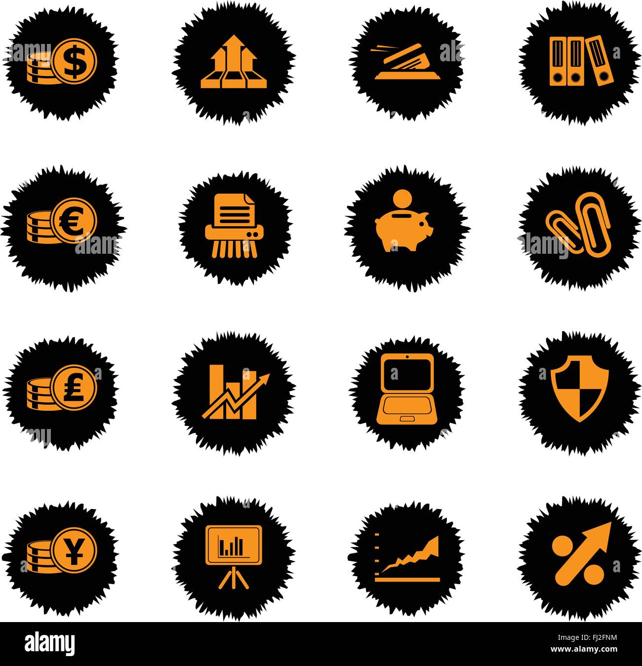 Business simple icons Stock Vector Image & Art - Alamy
